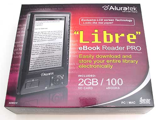 Aluratek Libre eBook Reader Pro Review - The Gadgeteer