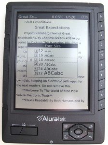 Aluratek Libre eBook Reader Pro Review - The Gadgeteer