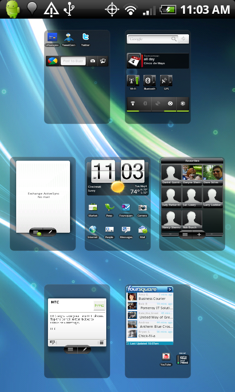 A Week with the HTC Incredible - Sense UI - The Gadgeteer