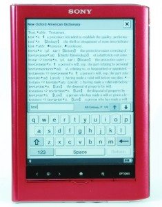 Sony PRS-650 Touch Edition eBook Reader Review - The Gadgeteer