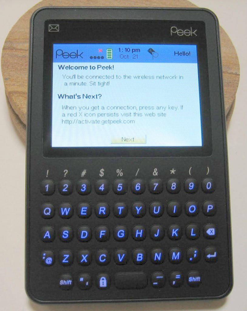 Peek 9 Mobile Messaging Device Review - The Gadgeteer