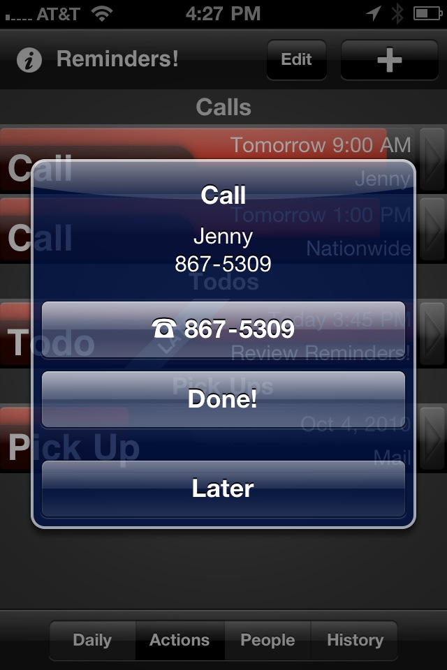 Reminders! iPhone App Review - The Gadgeteer