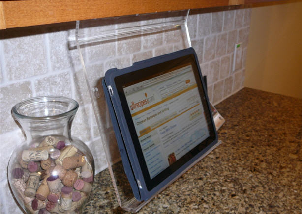 iPad + Kitchen = Original Kitchen iPad Rack - The Gadgeteer