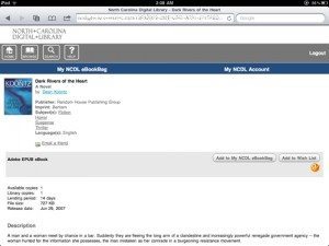 OverDrive Media Console App for iPad Review - The Gadgeteer