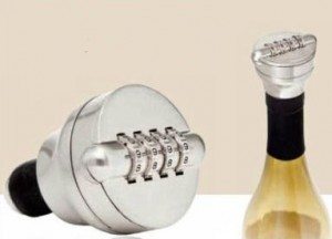 Keep your Wine Safe with a Wine Bottle Lock - The Gadgeteer