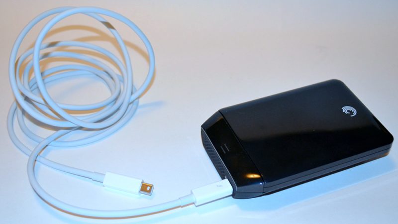Seagate GoFlex Thunderbolt Adapter Review - The Gadgeteer