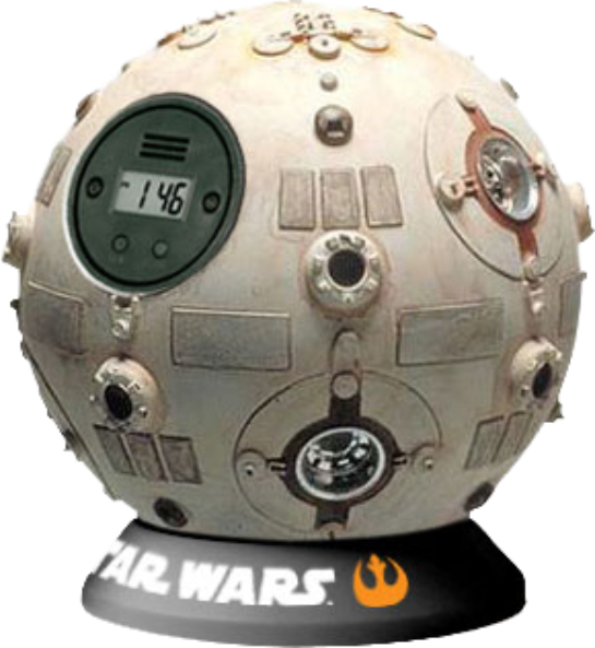 Jedi Training Ball Alarm Clock - Use the Force Luke - The Gadgeteer