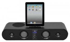 300W Five-Speaker Sound Bar Docking System for iPod, iPhone and iPad ...