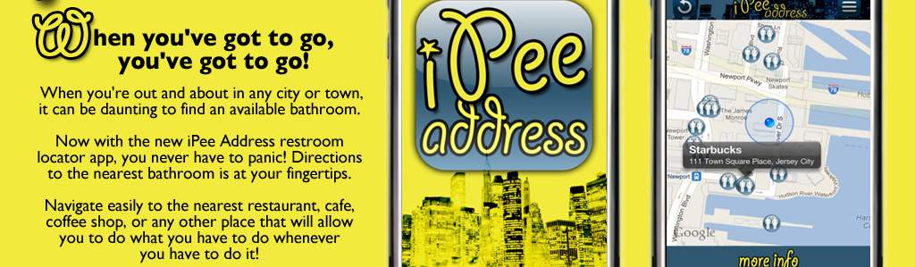 IPee Address iOS App - When You Gotta Go, You Gotta Go. - The Gadgeteer
