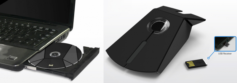 Flat Pack CD Mouse - The Gadgeteer