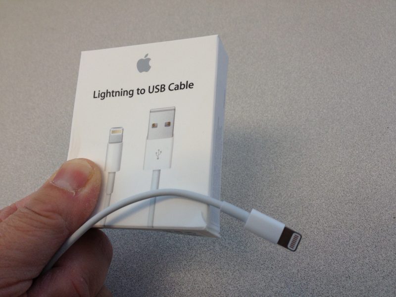 The Apple Lightning to USB Cable has Landed - The Gadgeteer