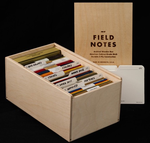 Store your Field Notes memo books in this specially designed slide ...