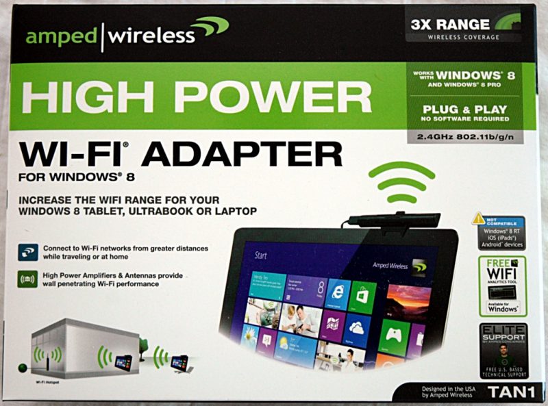 Amped Wireless TAN1 High Power Wi-Fi Adapter for Windows 8 review - The ...