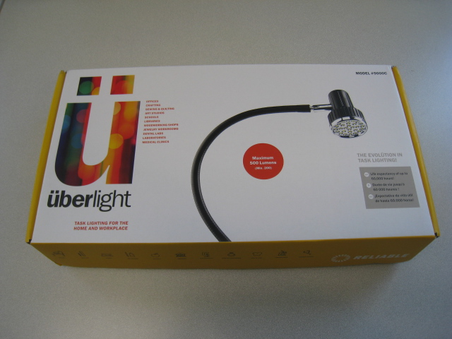 Reliable Überlight 9000C SMD LED Task Light review - The Gadgeteer