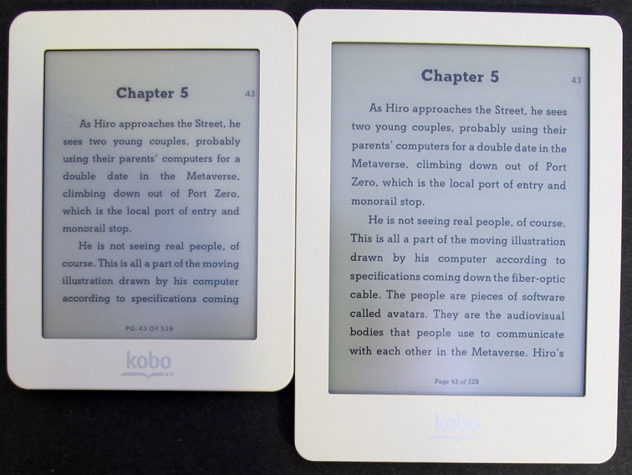 Kobo Mini and Glo eReaders review - The Gadgeteer