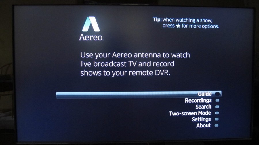 Aereo TV review - The Gadgeteer