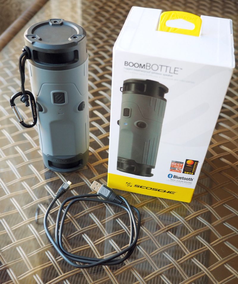 Scosche boomBOTTLE rugged weatherproof wireless speaker review - The ...