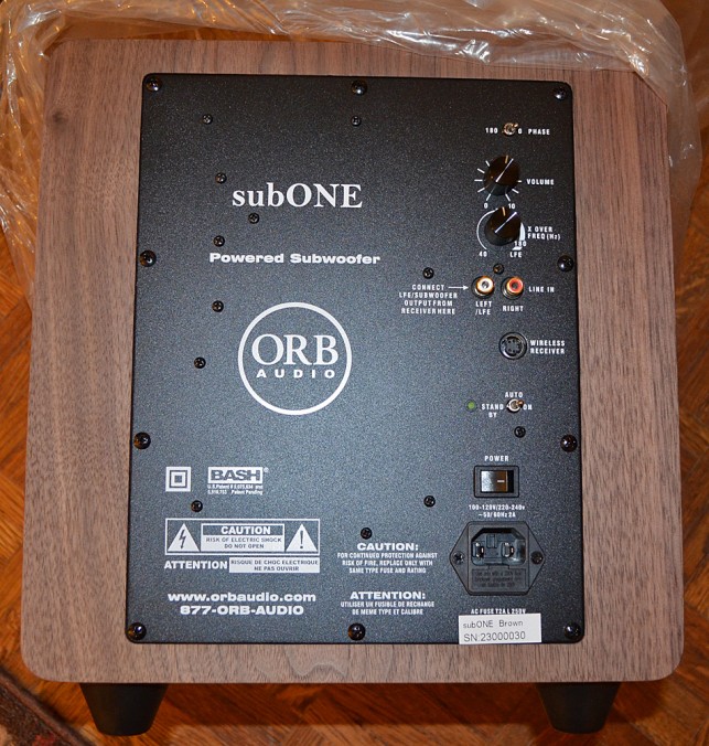 Orb Audio subONE Custom 200W Subwoofer and Klipsch Wireless Subwoofer ...