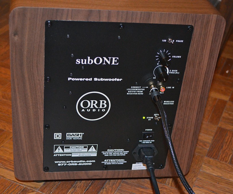 Orb Audio subONE Custom 200W Subwoofer and Klipsch Wireless Subwoofer ...