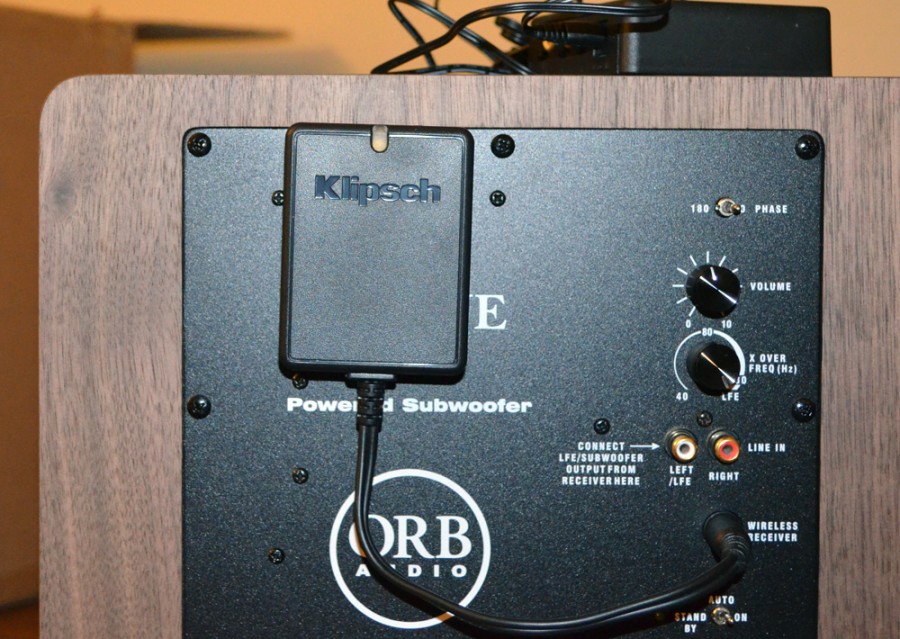 Orb Audio subONE Custom 200W Subwoofer and Klipsch Wireless Subwoofer ...