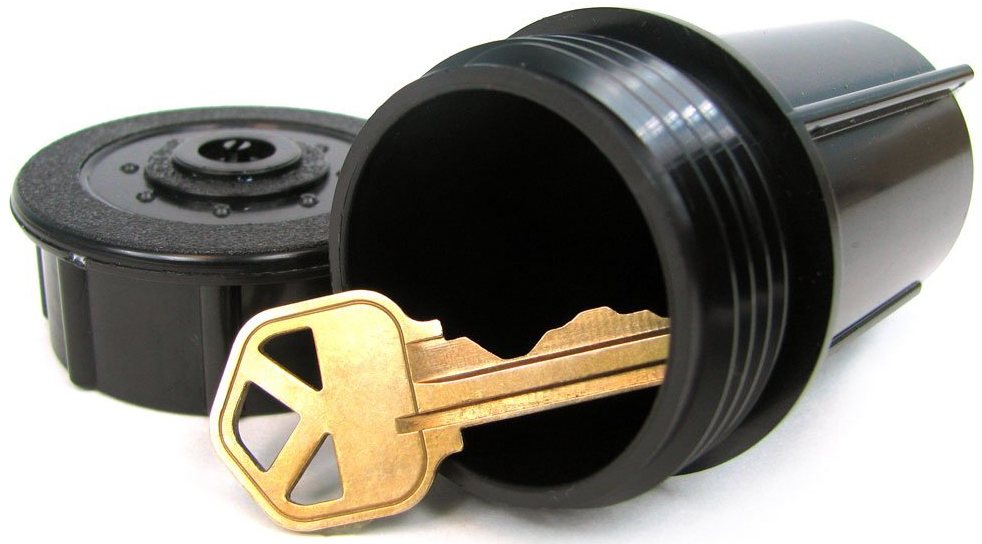 A place to hide a spare key that's not a plastic rock - The Gadgeteer