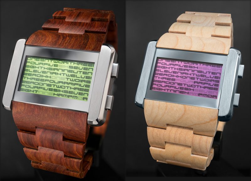 The latest Tokyoflash Japan watch uses its words to tell you the time ...