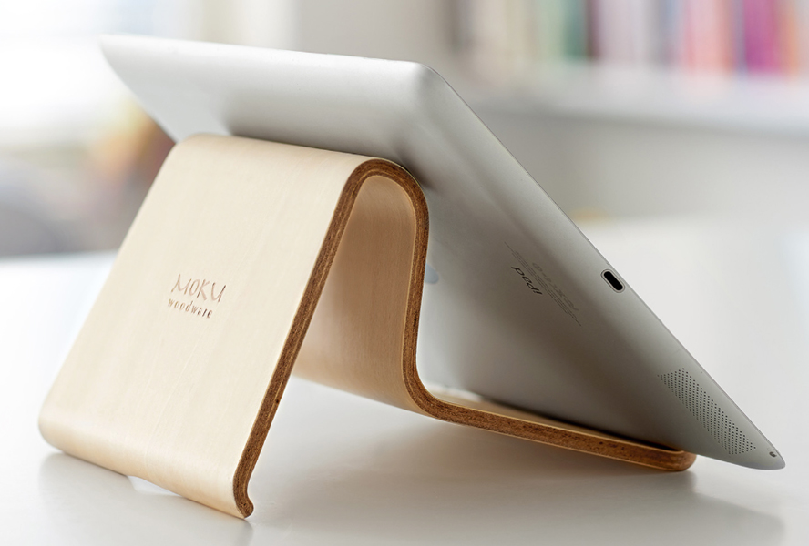 Let your tablet take a seat in this beautiful wood Desktop Chair - The ...