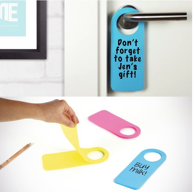 Leave your reminders and to-do lists on your door, so you'll never ...