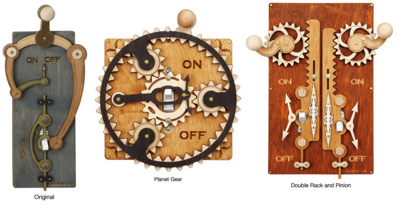 Add a little steampunk ambiance to your home with these switch plates ...