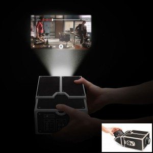 Who needs an expensive digital projector when you can use a cardboard ...