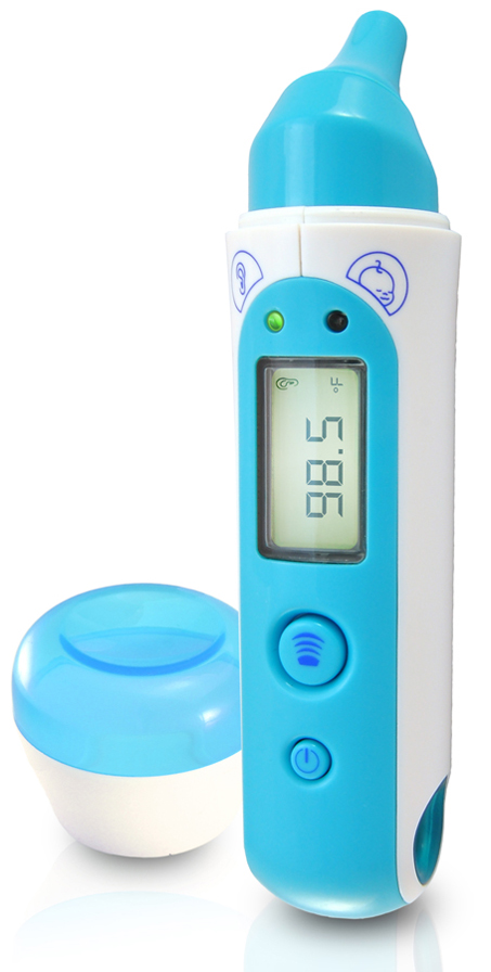 This Pyle Bluetooth thermometer makes checking and tracking your child ...