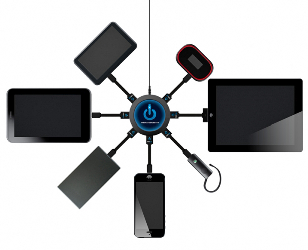 This little puck can charge all your devices - well seven at a time ...
