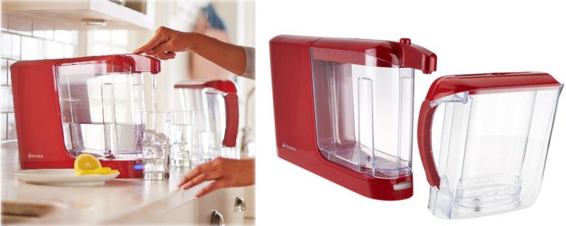 This powered water filtering system doesn't rely on gravity to drip ...