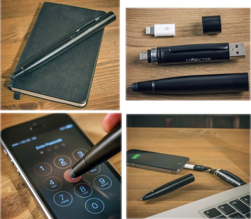 Carry your charging cables inside your Connector Pen - The Gadgeteer