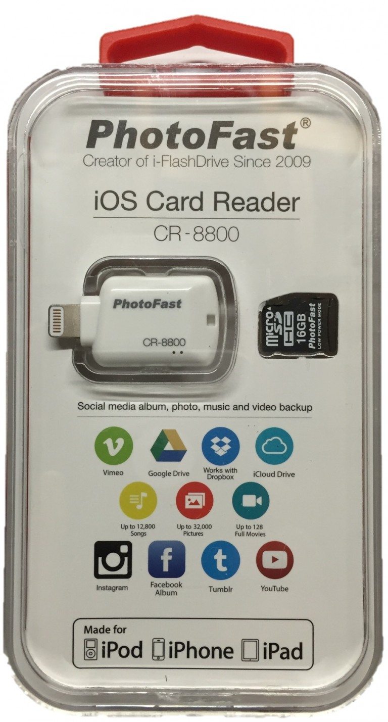 PhotoFast i-FlashDrive CR-8800 iOS microSD card reader review - The ...