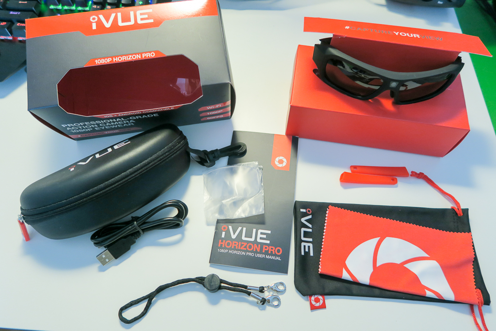iVUE Horizon Pro Sport Camera Glasses Review - The Gadgeteer