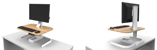 Evodesk converts your old desk into a powered standing desk - The Gadgeteer