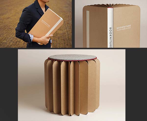 This oversized book is really a stool - The Gadgeteer