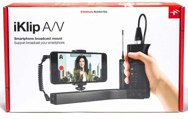 IK Multimedia iKlip A/V Smartphone broadcast mount review - The Gadgeteer