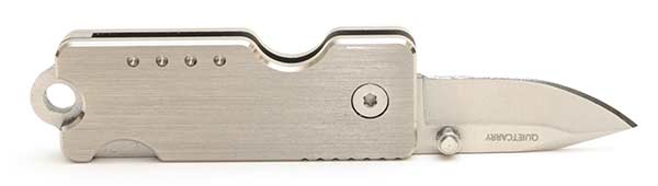 Quiet Carry Bandit Titanium keychain knife review - The Gadgeteer