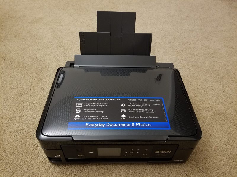 Epson Expression Home XP-430 Small-in-One review - The Gadgeteer