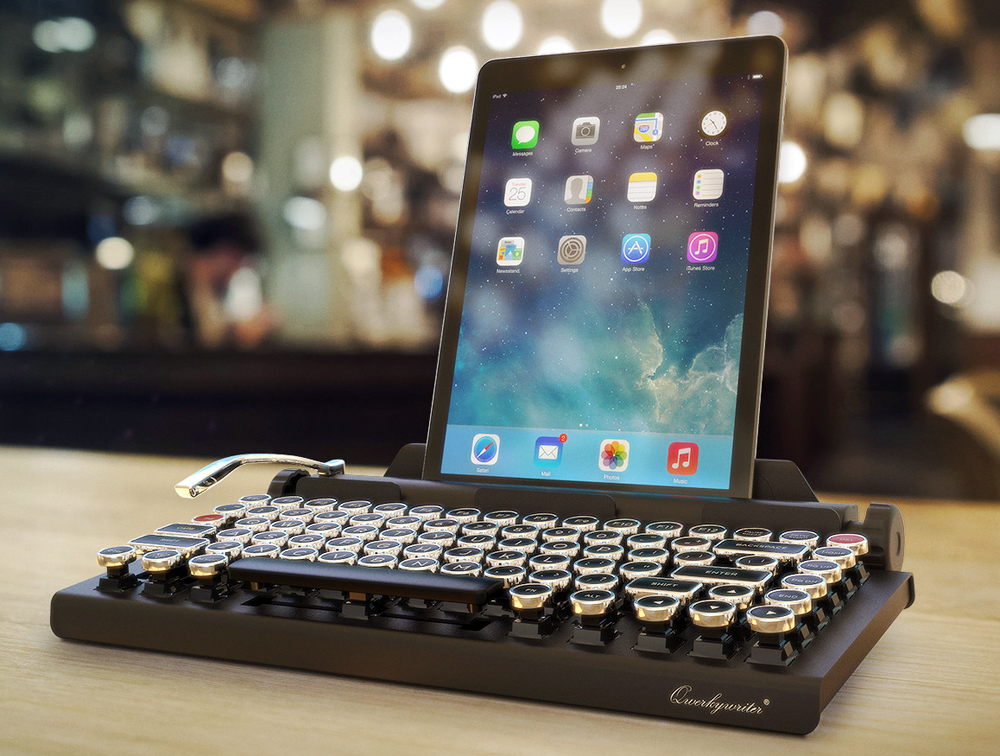 Go back to the future with the Qwerkywriter Bluetooth keyboard - The ...
