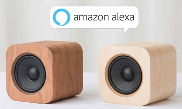The Sugr Cube Alexa enabled speaker has some sweet baked in features ...