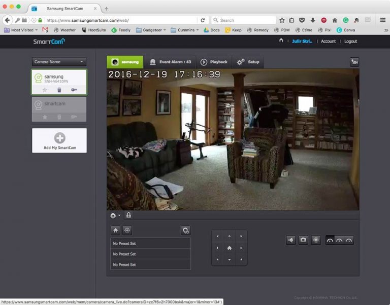 Samsung SmartCam PT camera review - The Gadgeteer