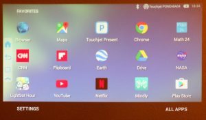 TouchJet Pond Touchscreen Projector review - The Gadgeteer