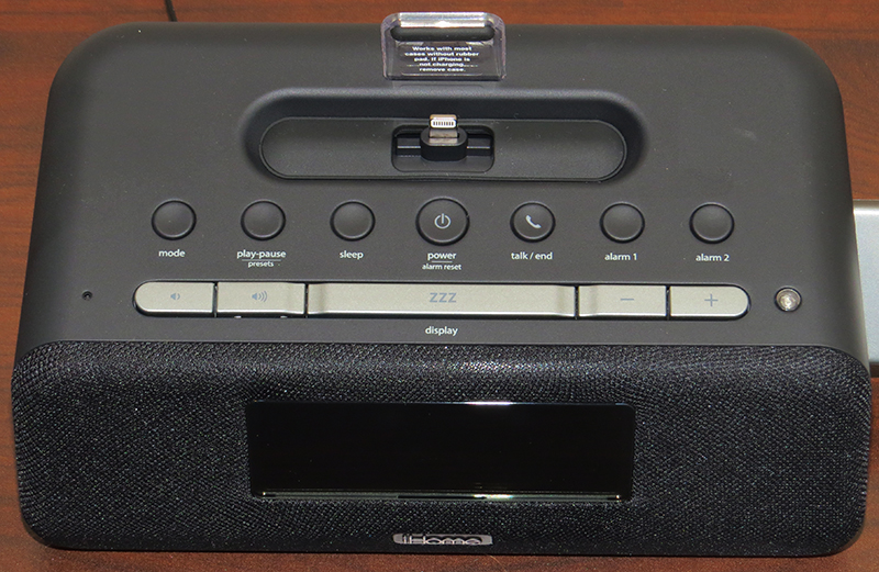 iHome iPLWBT5 Docking Bluetooth stereo FM clock radio with Apple Watch ...