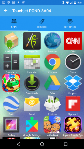 TouchJet Pond Touchscreen Projector review - The Gadgeteer