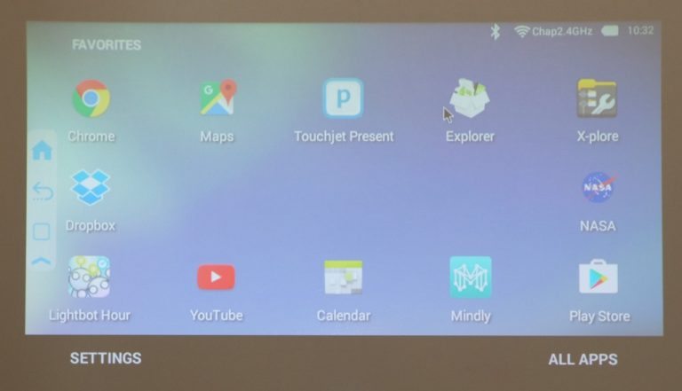 TouchJet Pond Touchscreen Projector review - The Gadgeteer
