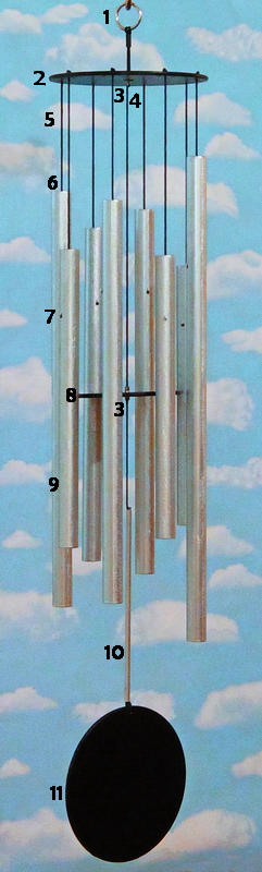 Wind chimes that can play the notes of your favorite tune - The Gadgeteer