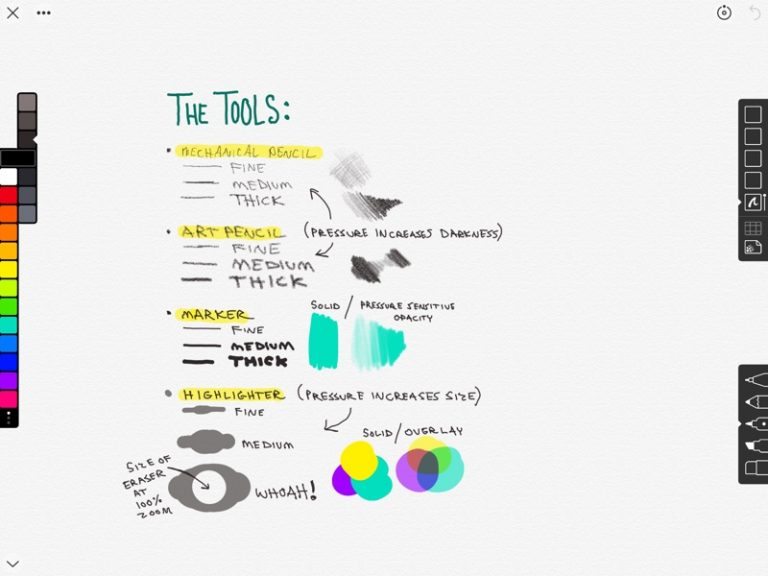 The IconFactory Linea iPad Pro sketchbook app review - The Gadgeteer